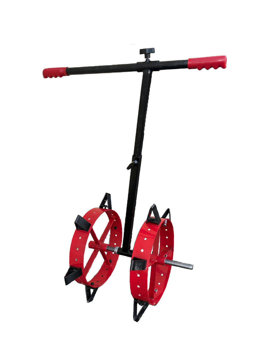 Two-row Push Dibbler – Mechanical Transplanter Company